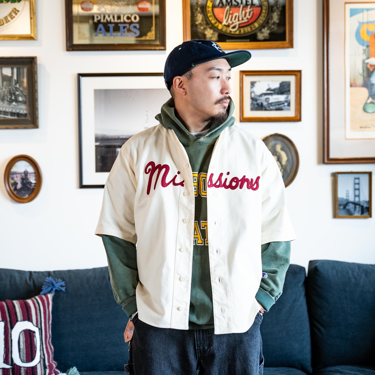 MISSIONS BASEBALL SHIRT【A.G.SPALDING & BROS × M...