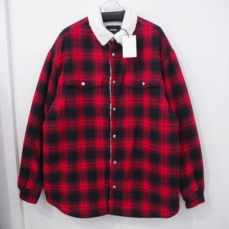 新品 定価126500円 ウェルダン 裏ボア チェック シャツ 新品 定価126500円 ウェルダン 裏ボア チェック シャツ