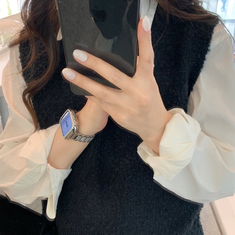 N056】「バンド+カバー2点set」apple watch バンド キラキラ N056】「バンド+カバー2点set」apple watch バンド キラキラ