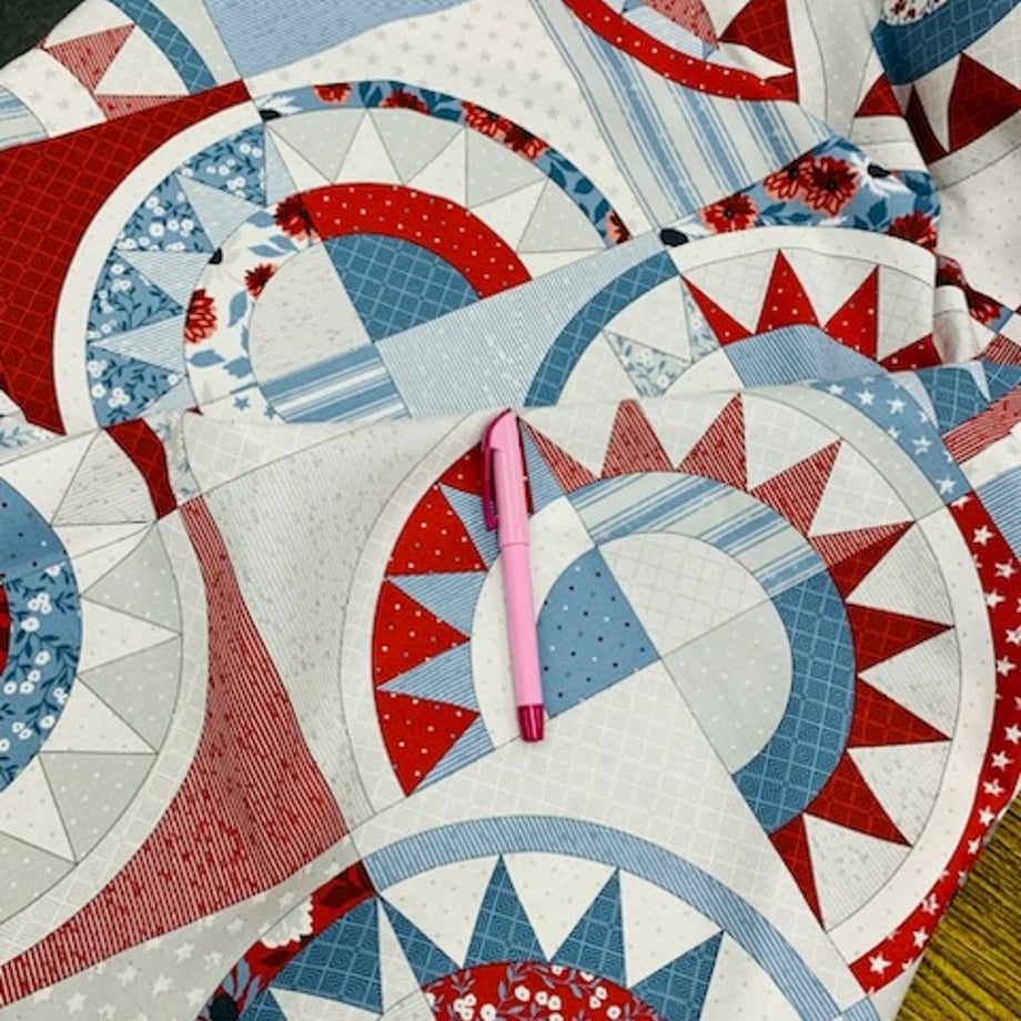 moda.パネル②Old Glory | ﾊﾟｯﾁﾜｰｸのお店 Dears Quilt's S...