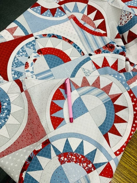 moda.パネル②Old Glory | ﾊﾟｯﾁﾜｰｸのお店 Dears Quilt's S...