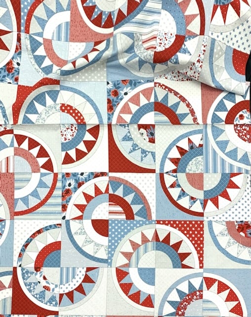 moda.パネル②Old Glory | ﾊﾟｯﾁﾜｰｸのお店 Dears Quilt's S...