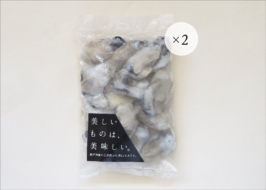 冷凍 むき身2L（加熱用） 600g （300g×2袋） | 矢野水産 オンラインストア