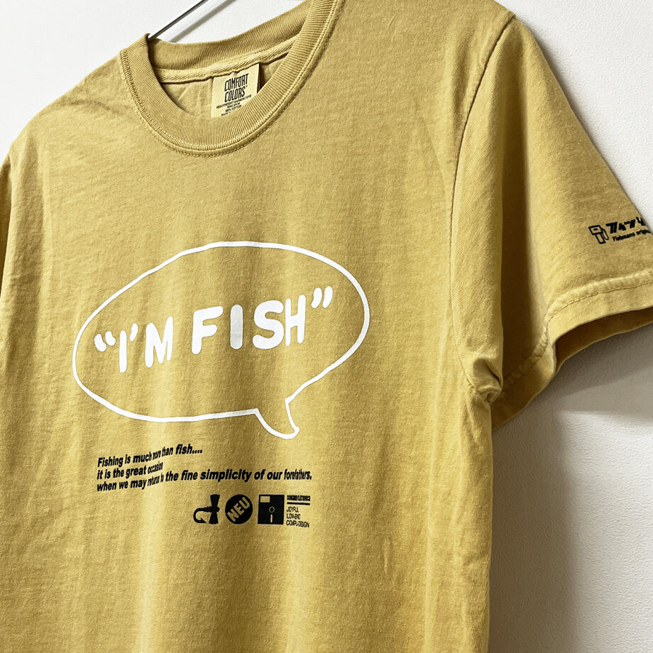 I'M FISH tee(mustard) | FISHMANS STORE