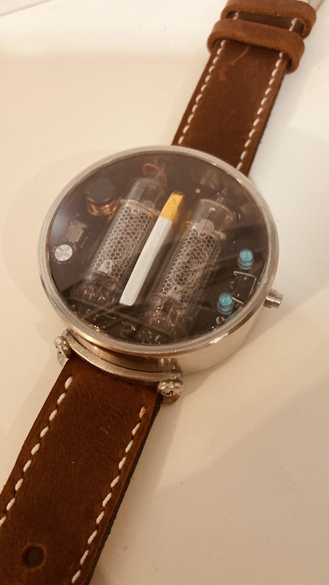 Nixie Tube Watch IN16 Steampunk ニキシー管 腕時計 | Nix Nixie Tube Watch IN16 Steampunk ニキシー管 腕時計 | Nix