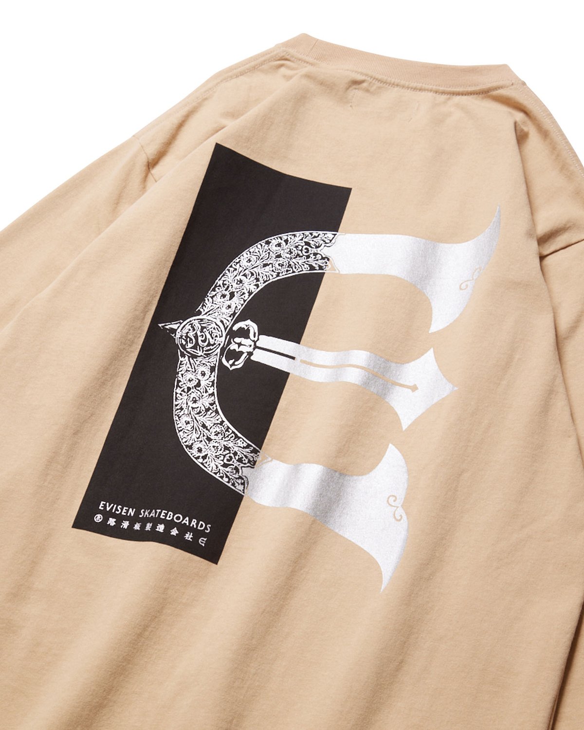 EVISEN SKATEBOARDS / RECTANGLE LOGO LS TEE - BL EVISEN SKATEBOARDS / RECTANGLE LOGO LS TEE - BL