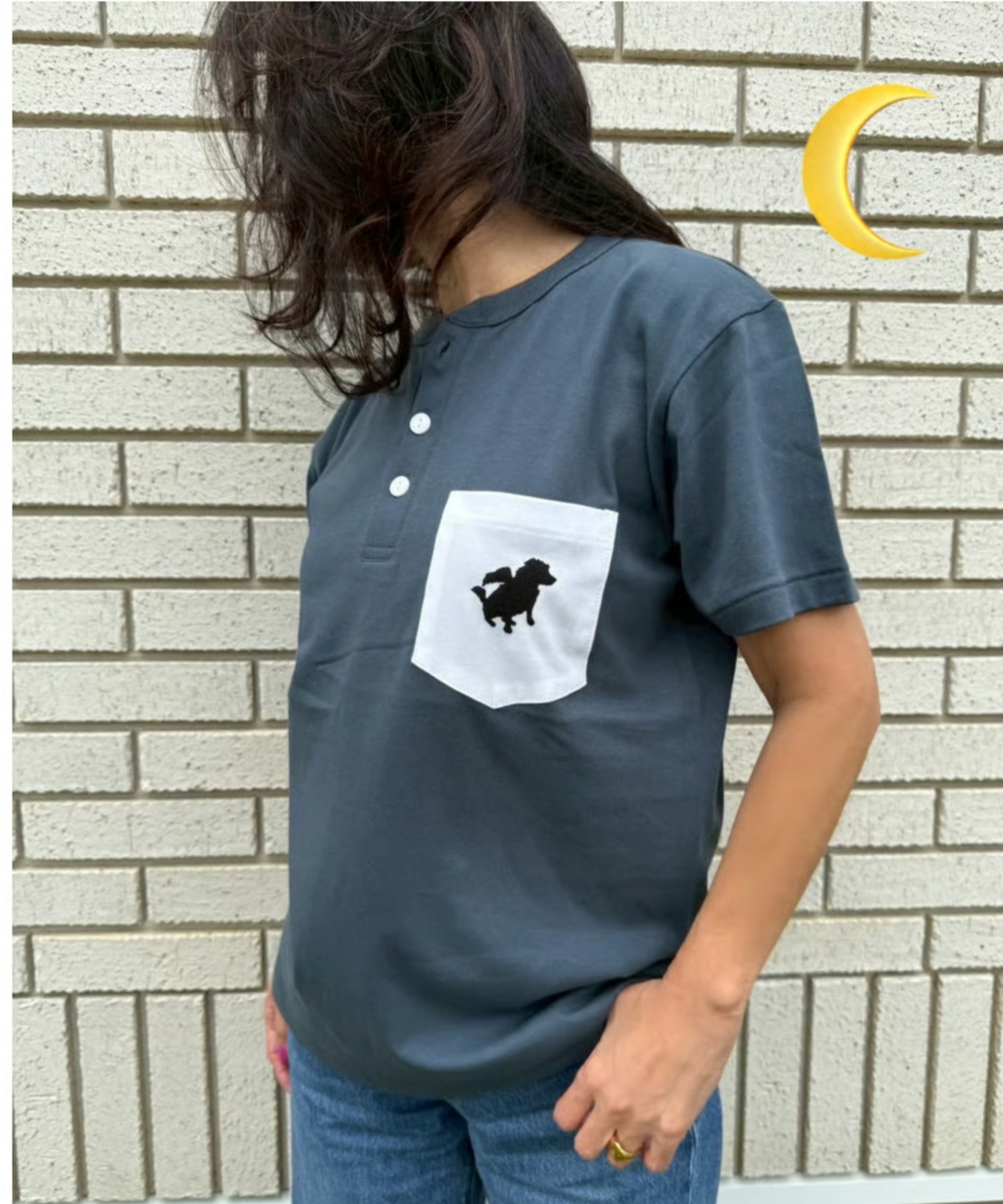 Taffy Silhouette Henry Neck Half Sleeve Tee (MT...
