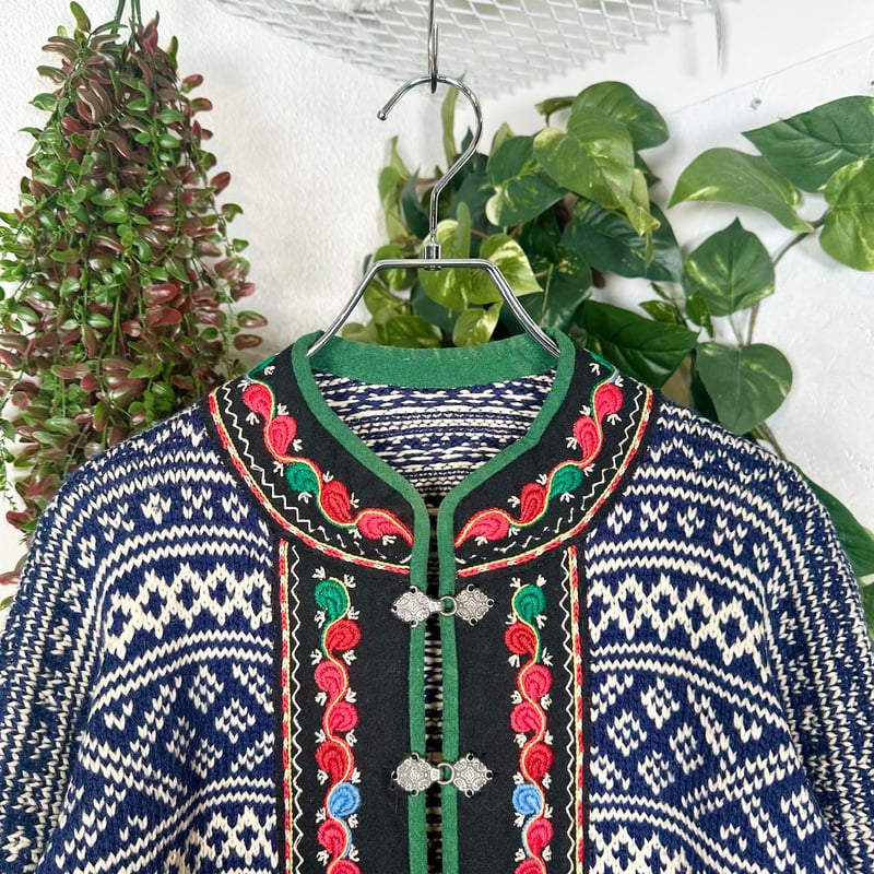 ノルディックニットカーディガン IGB0063 | 古着屋mumu ノルディックニットカーディガン IGB0063 | 古着屋mumu
