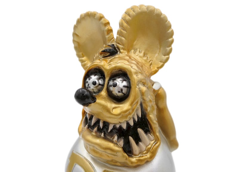 ラットフィンク ボビングヘッド ゴールドメタリック【RAT FINK ラットフィンク ボビングヘッド ゴールドメタリック【RAT FINK
