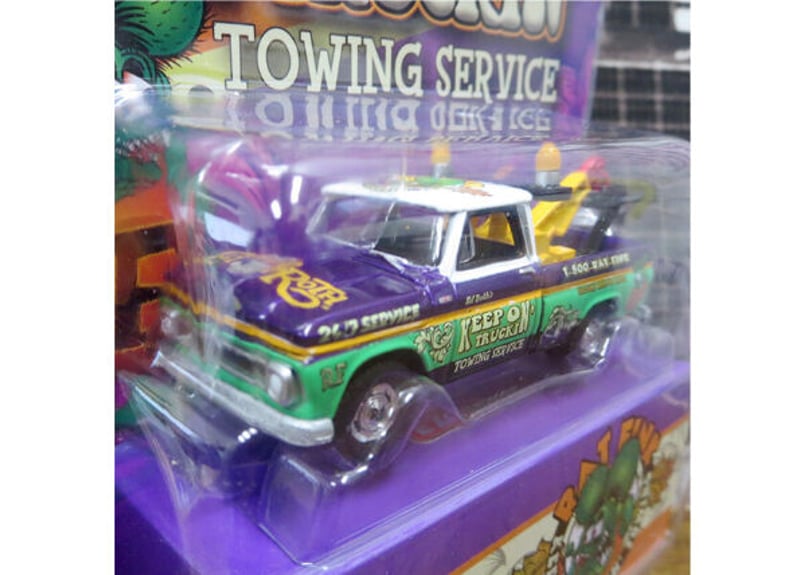 JOHNNY LIGHTNING 1/64 Rat Fink 1966 Chevy Wreck JOHNNY LIGHTNING 1/64 Rat Fink 1966 Chevy Wreck