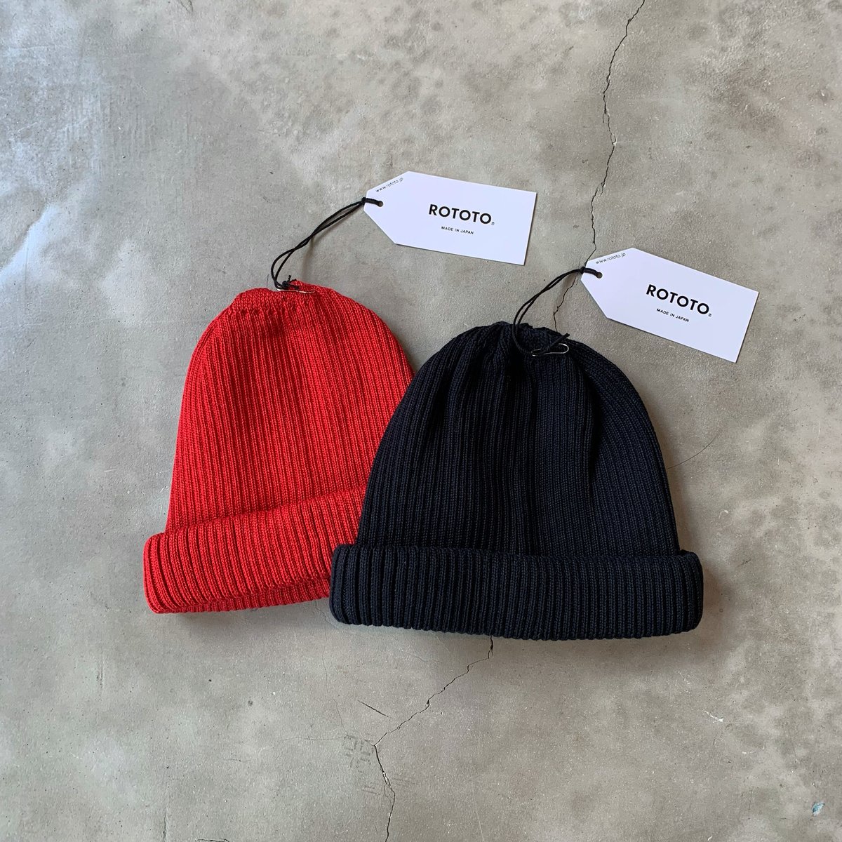 ROTOTO/ロトト『COTTON ROLL UP BEANIE』 | SUNQGO