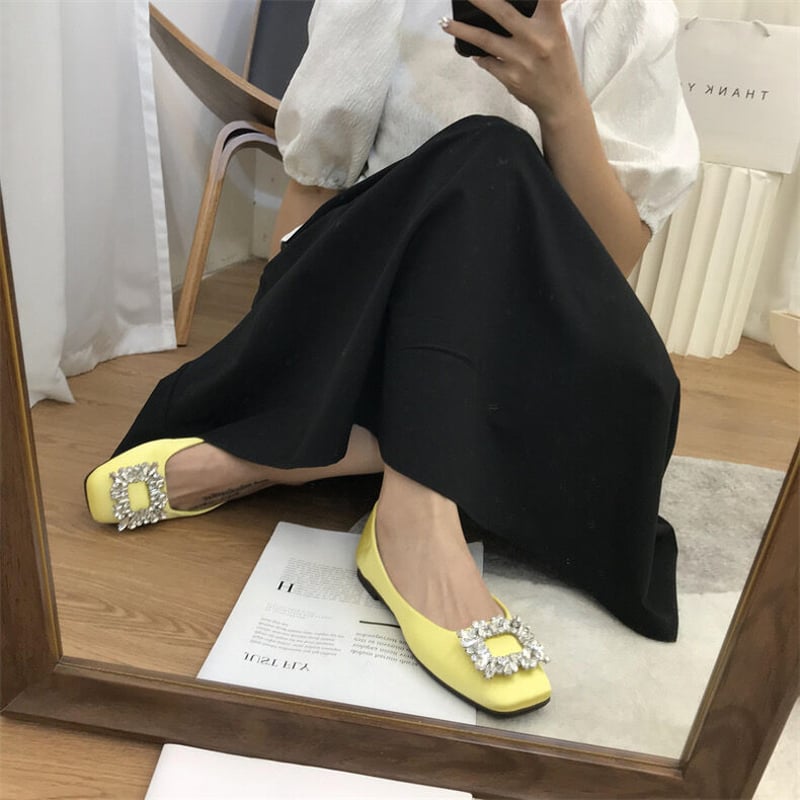 未使用】OHGA2024ss サテンビジューパンプス 23.5 未使用】OHGA2024ss サテンビジューパンプス 23.5