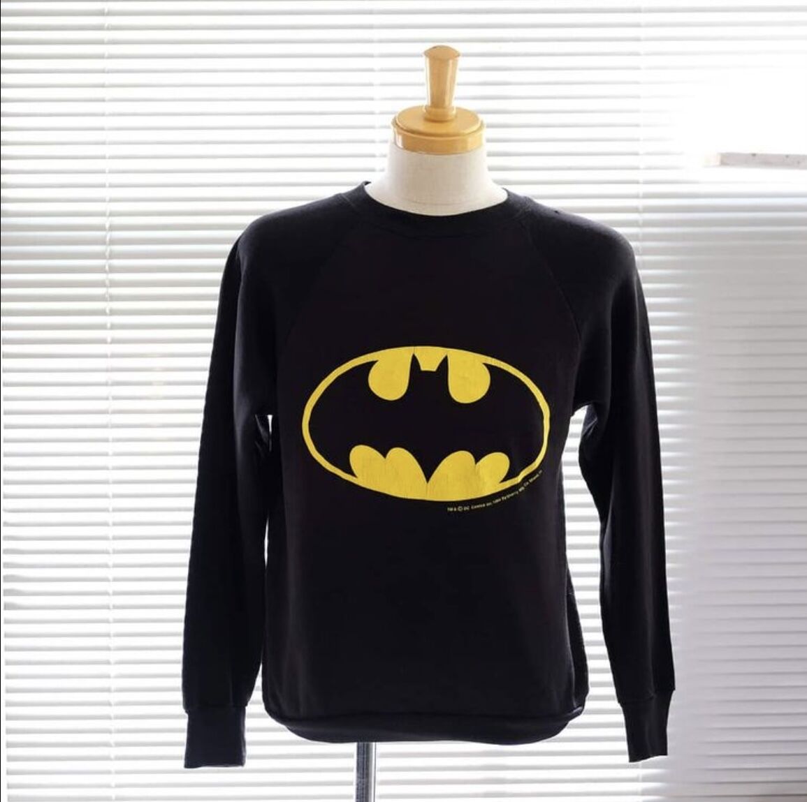 70~80s Sherryボディ BatmanアクリルスウェットシャツMade In 70~80s Sherryボディ BatmanアクリルスウェットシャツMade In