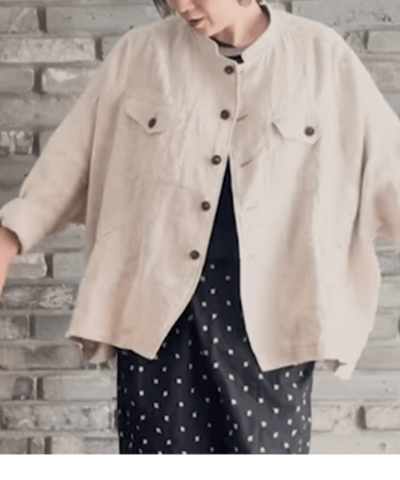 2025SS DU TANGO DA-0151 コロニアルジャケット LINEN BEIGE 2025SS DU TANGO DA-0151 コロニアルジャケット LINEN BEIGE