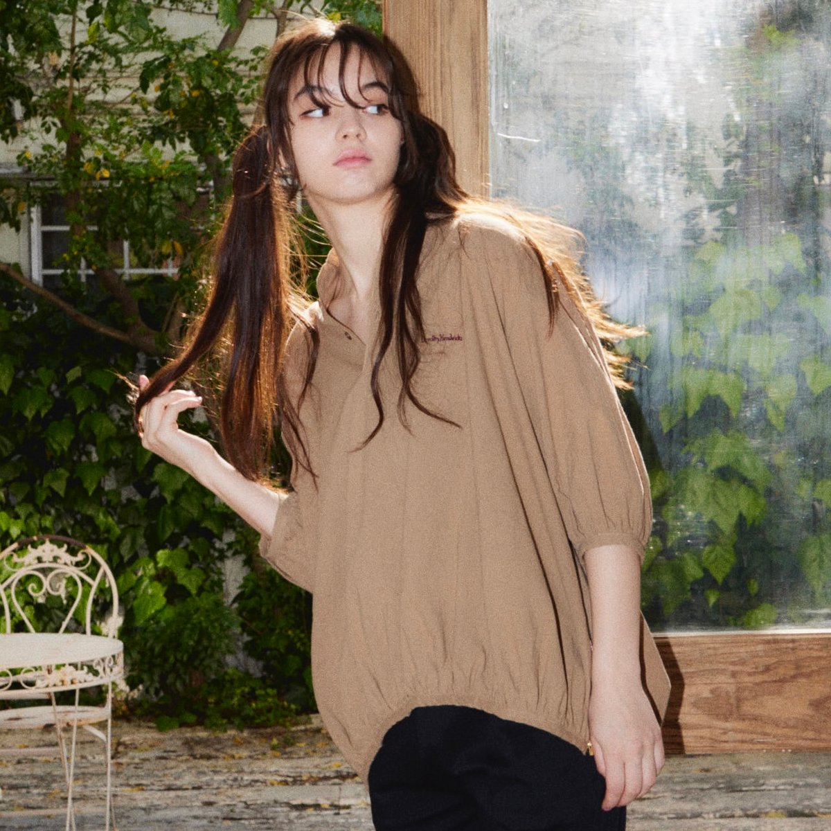 BACK ZIPPER SHIRT | Dorothy Hendricks