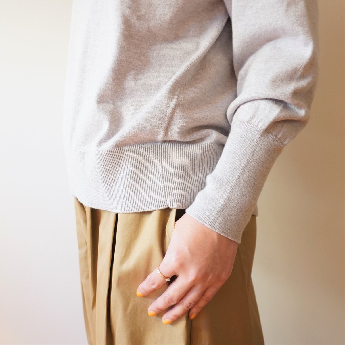 emplir／オリジナル コットンカシミヤ プルオーバー | Beignets Online