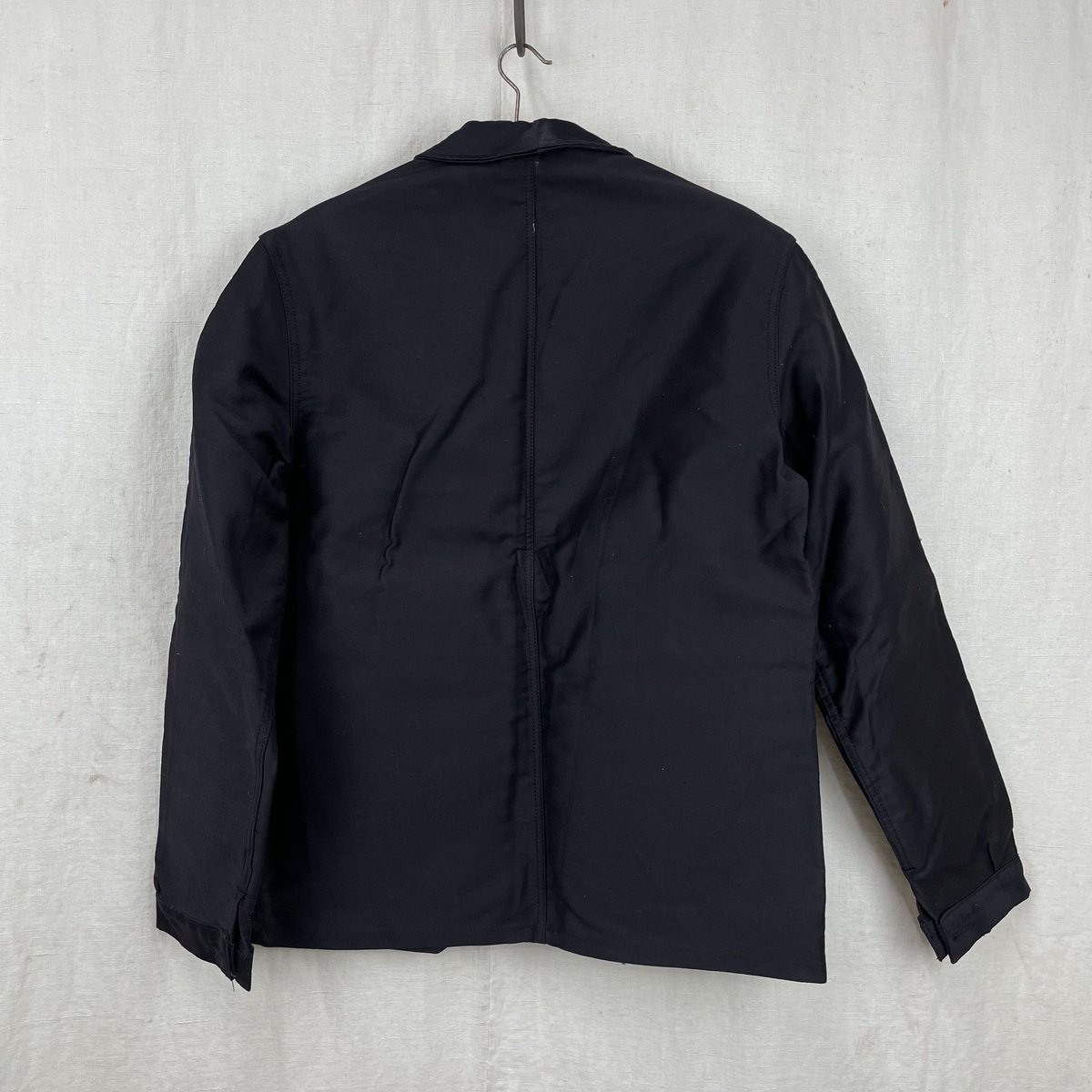 Le Mont St Michel Black Moleskin Jacket Size46 Le Mont St Michel Black Moleskin Jacket Size46