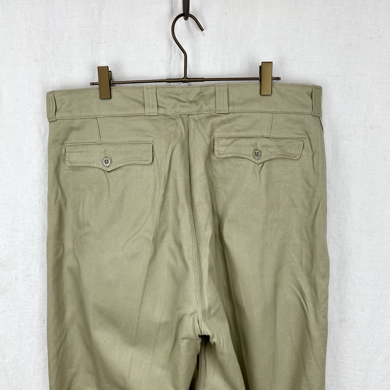 French Army M52 Chino Trousers 45 Deadstock | K French Army M52 Chino Trousers 45 Deadstock | K