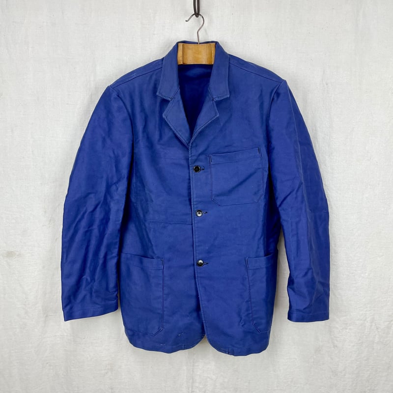 Dubure & Deverchere Blue Moleskin Lapel Jacket Dubure & Deverchere Blue Moleskin Lapel Jacket
