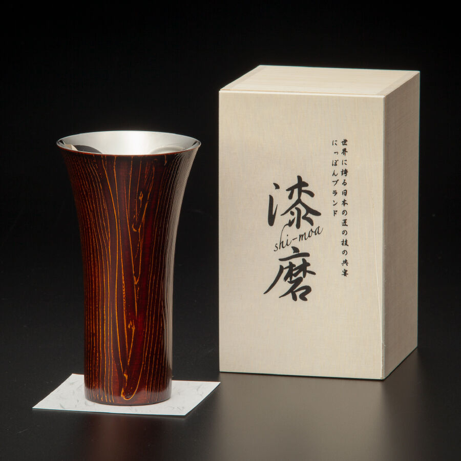 漆磨カップ 和然檀(ワモダン)シリーズ ビア 紫檀 SCS-L202 | 嘉 漆磨カップ 和然檀(ワモダン)シリーズ ビア 紫檀 SCS-L202 | 嘉