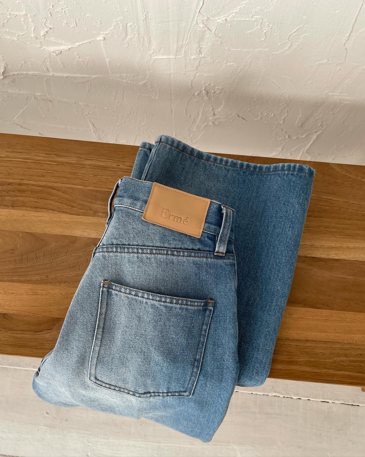 High waist flare denim pants/light blue | Ermé High waist flare denim pants/light blue | Ermé