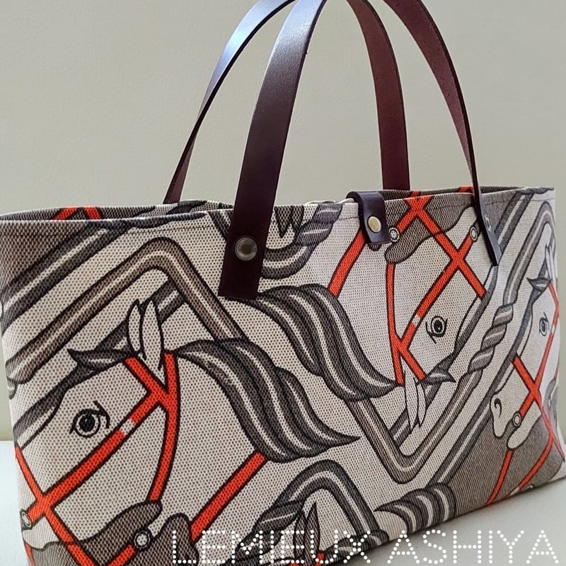 残1個】Canvas Horses ピコタンロック風 馬柄 横幅大きい 残1個】Canvas Horses ピコタンロック風 馬柄 横幅大きい