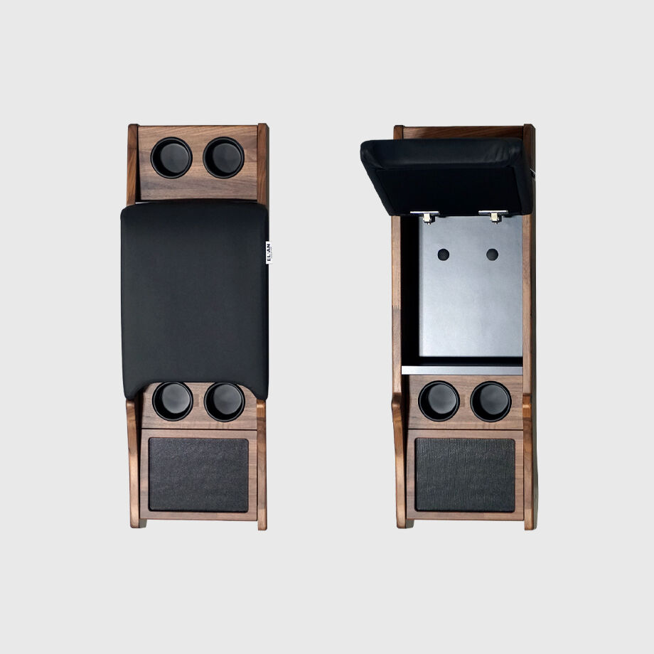 WALNUT CENTER CONSOLE REAR NARROW BODY | ELVAN ...