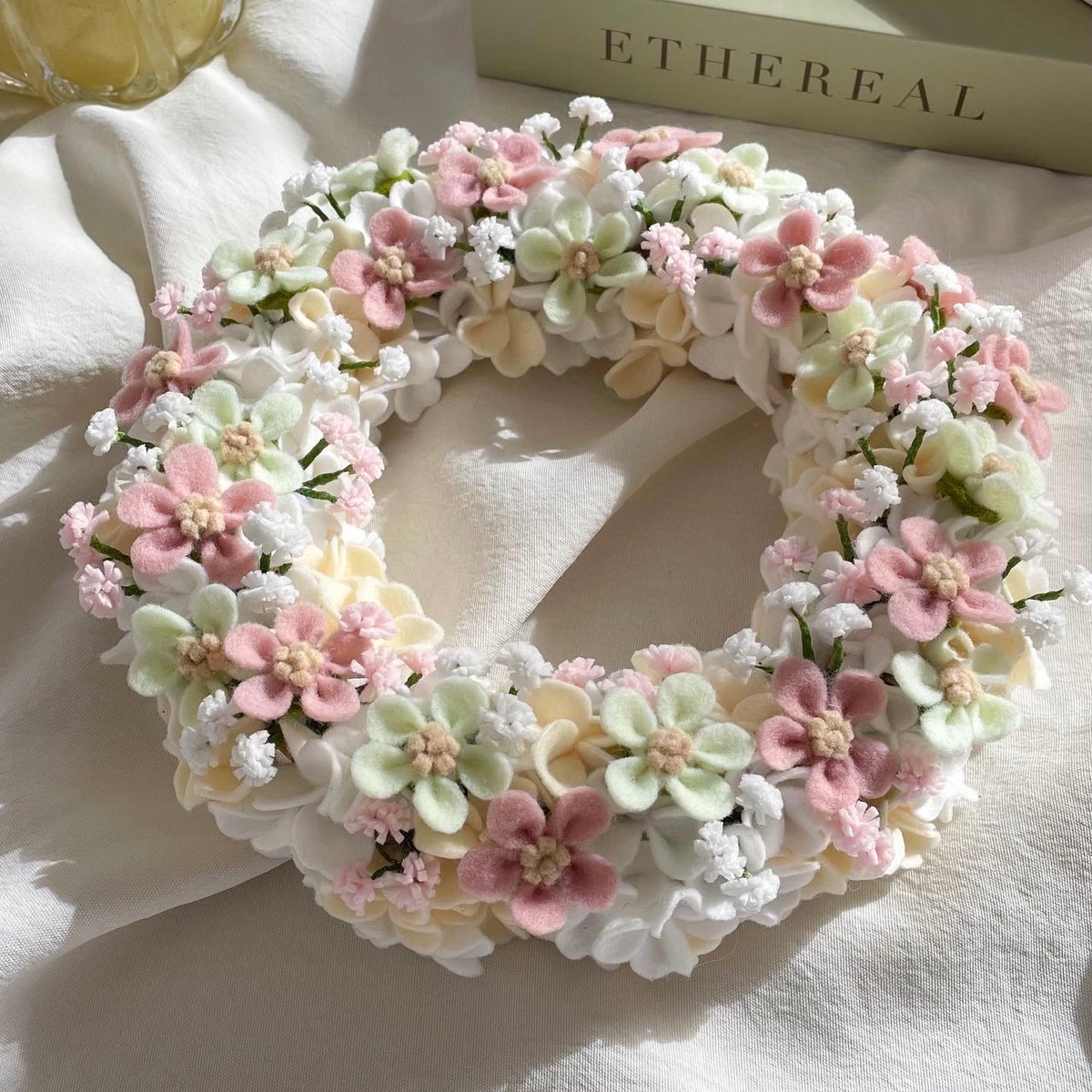 フェルトフラワーリース | heartthrob_flowers