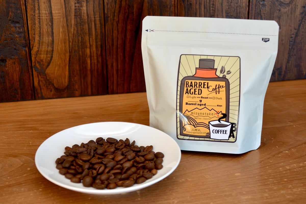 バレルエイジドコーヒー 100g 浅煎り スタンド袋 | mizunotokei's ...