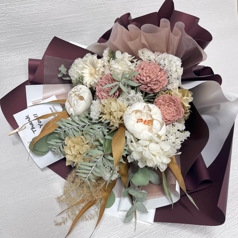 ドライフラワー・花束.スワッグ/ブラウン/brown | hanagara STORE