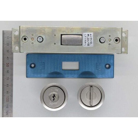 MIWA 美和ロック DGSP U9シリンダー サムターン 錠ケースセット 自動ドア エンジン...