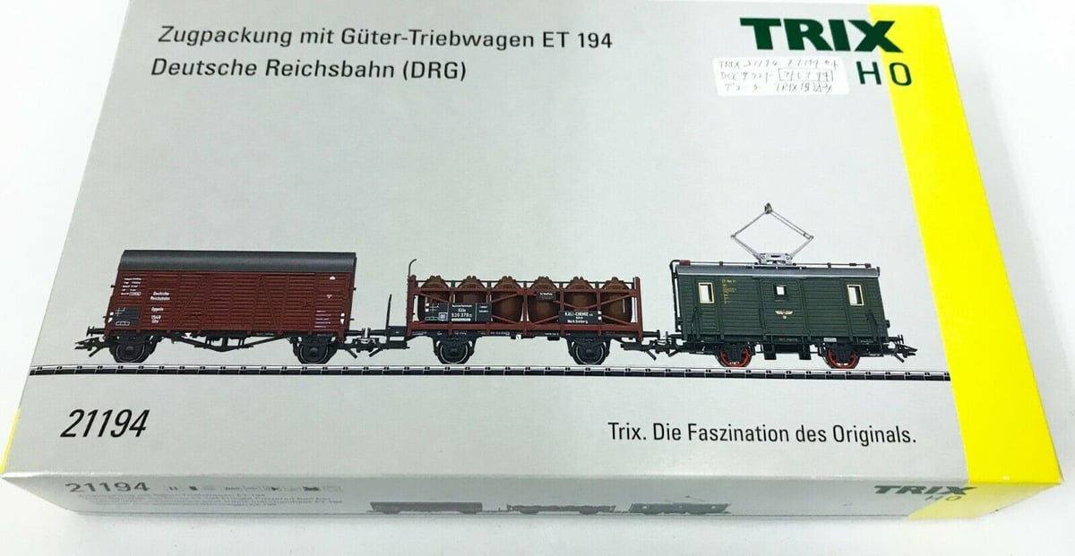 TRIX #21194 Class ET 194 freight train set with...