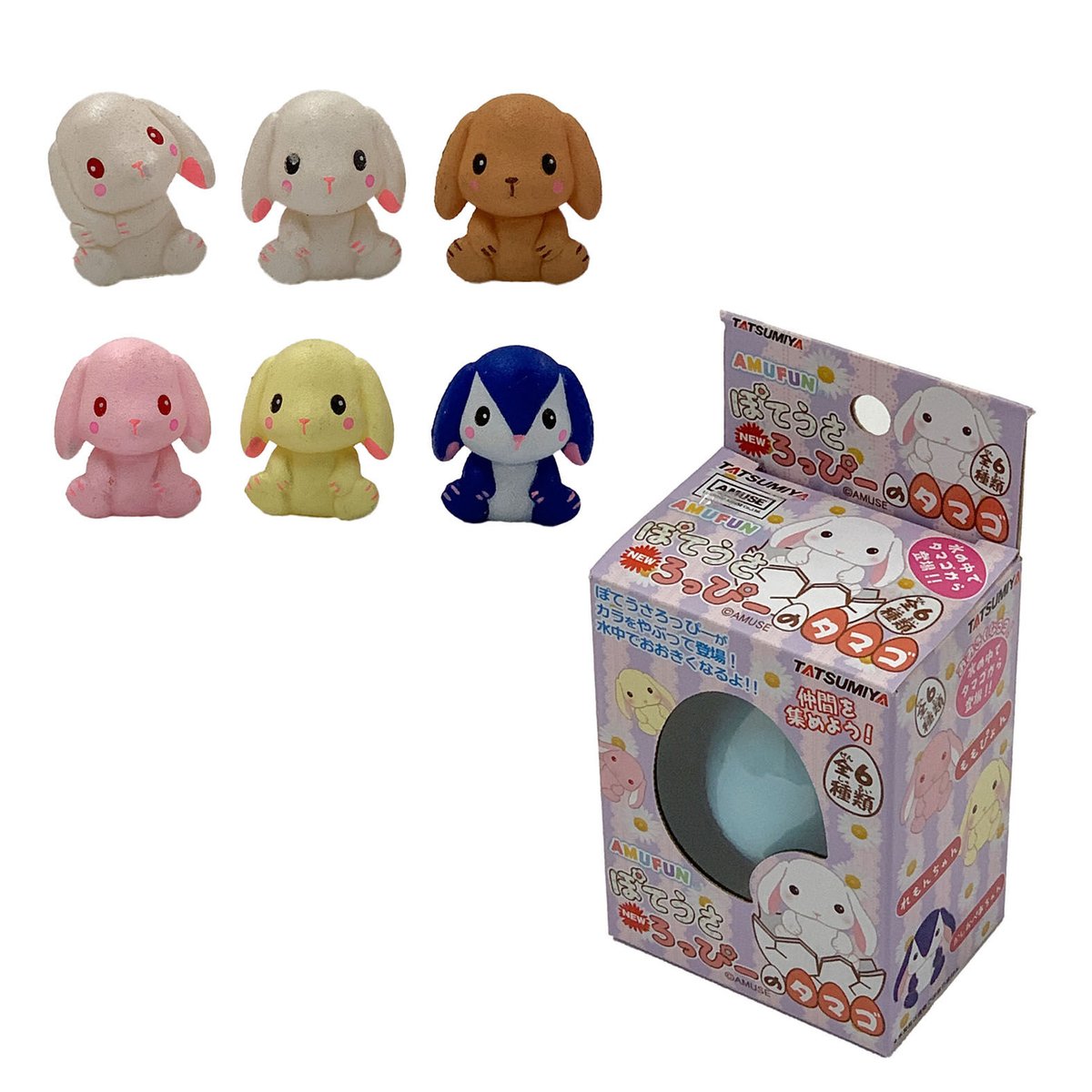 NEW ぽてうさろっぴーのタマゴ(12個入BOX) | TATSUMIYA ONLINE NEW ぽてうさろっぴーのタマゴ(12個入BOX) | TATSUMIYA ONLINE