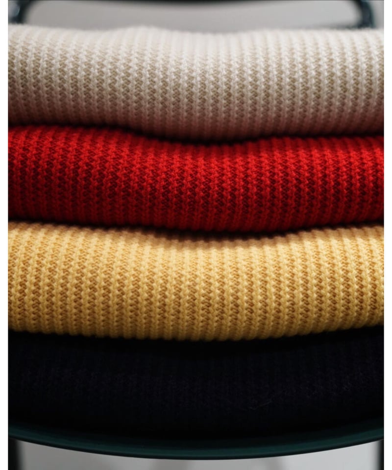 MAATEE&SONS CASHMERE LOW GAUGE POLO SKIPPER SWE MAATEE&SONS CASHMERE LOW GAUGE POLO SKIPPER SWE