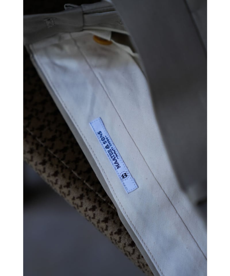 MAATEE&SONS 俺のCHINO-PAN MAATEE&SONS 俺のCHINO-PAN