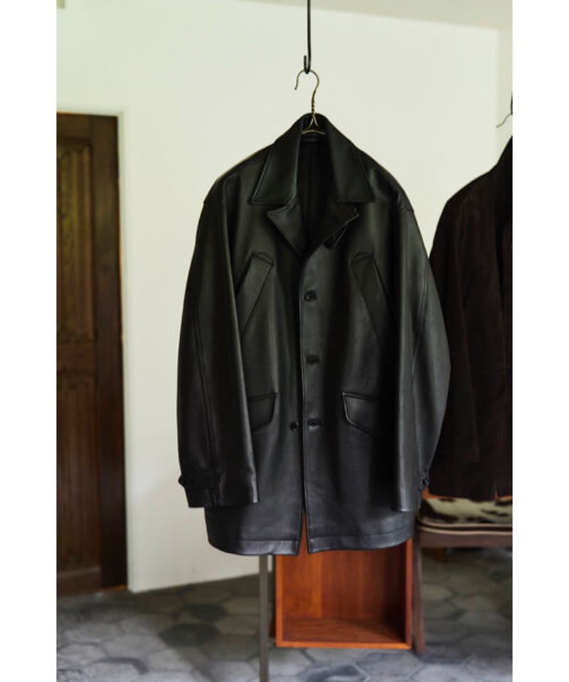 MAATEE&SONS LAMB LEATHER ARMY JACKET | MusterWerk MAATEE&SONS LAMB LEATHER ARMY JACKET | MusterWerk