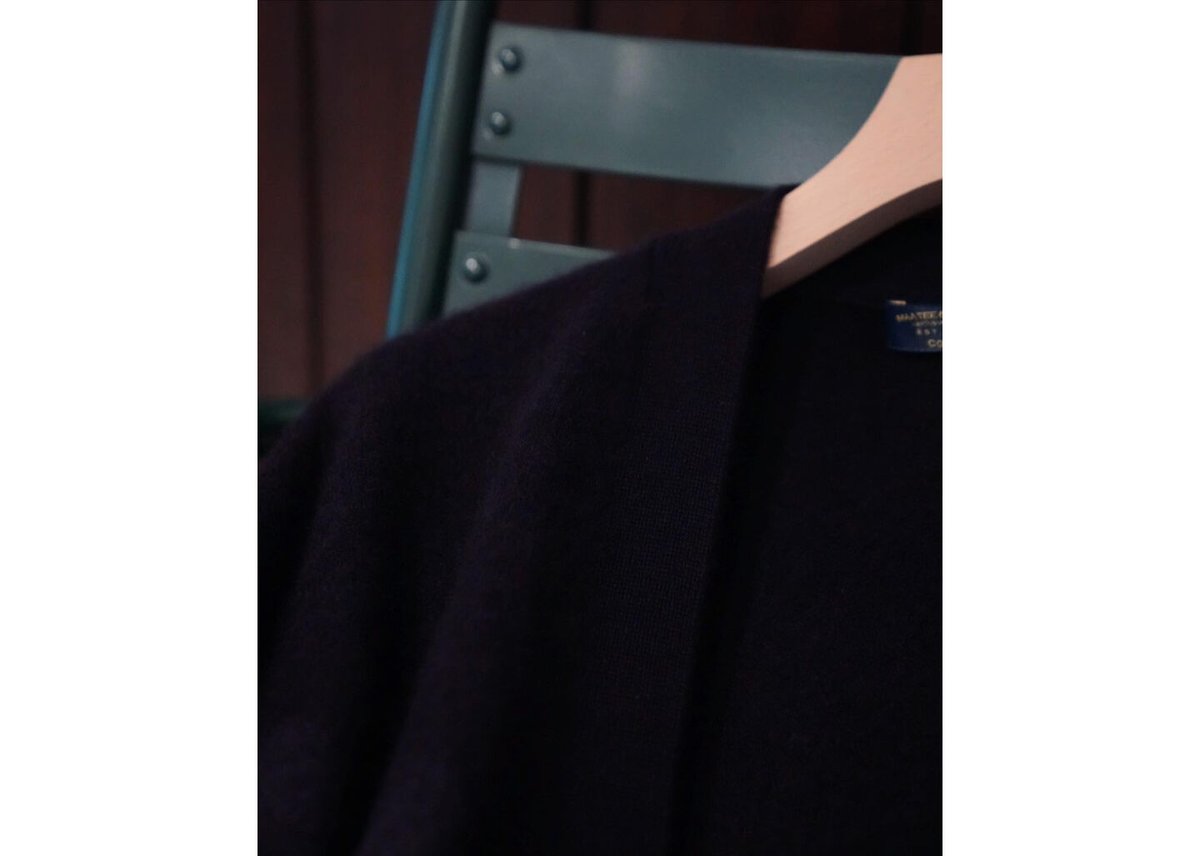MAATEE&SONS Ex. CASHMERE SHAGGY 2 N/B CARDIGAN MAATEE&SONS Ex. CASHMERE SHAGGY 2 N/B CARDIGAN