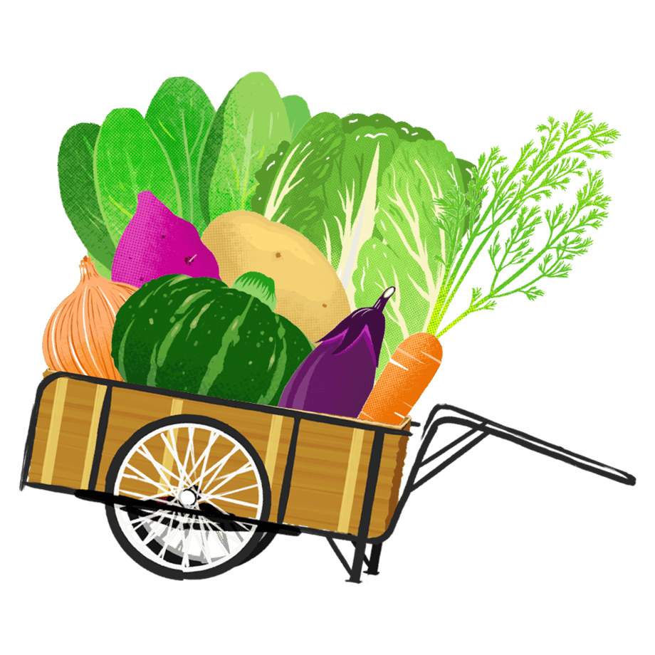 野菜セット_02 | 農民イラスト