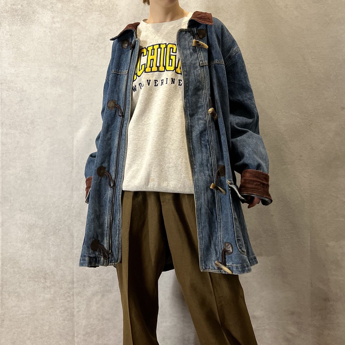 デニムダッフルコート | haRe デニムダッフルコート | haRe