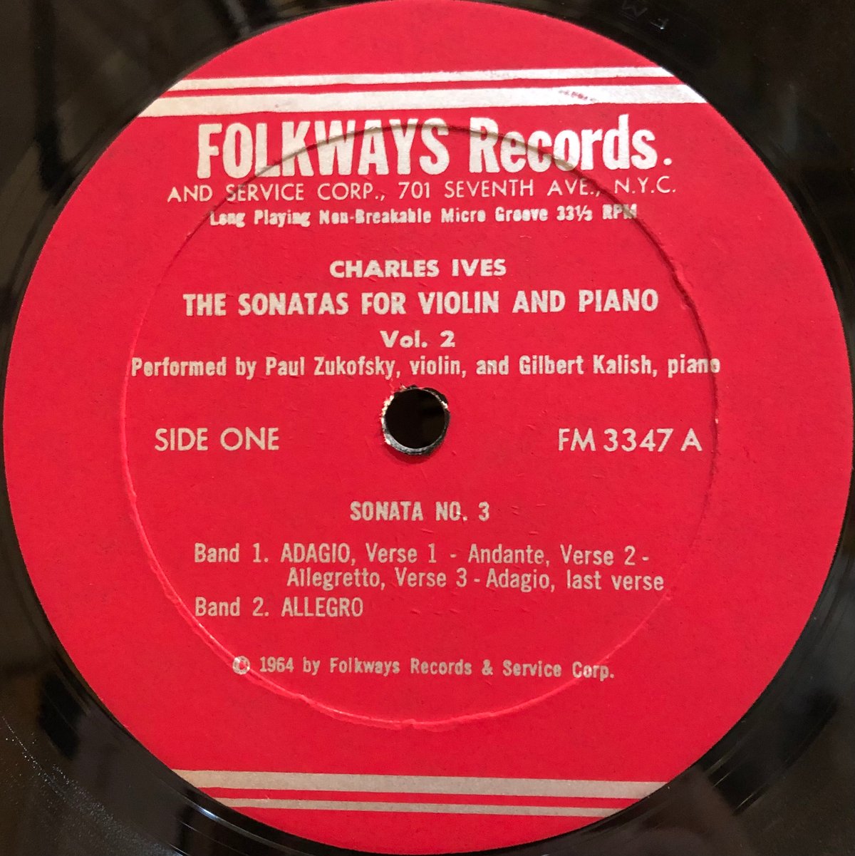 Paul Zukofsky, Gilbert Kalish / CHARLES IVES