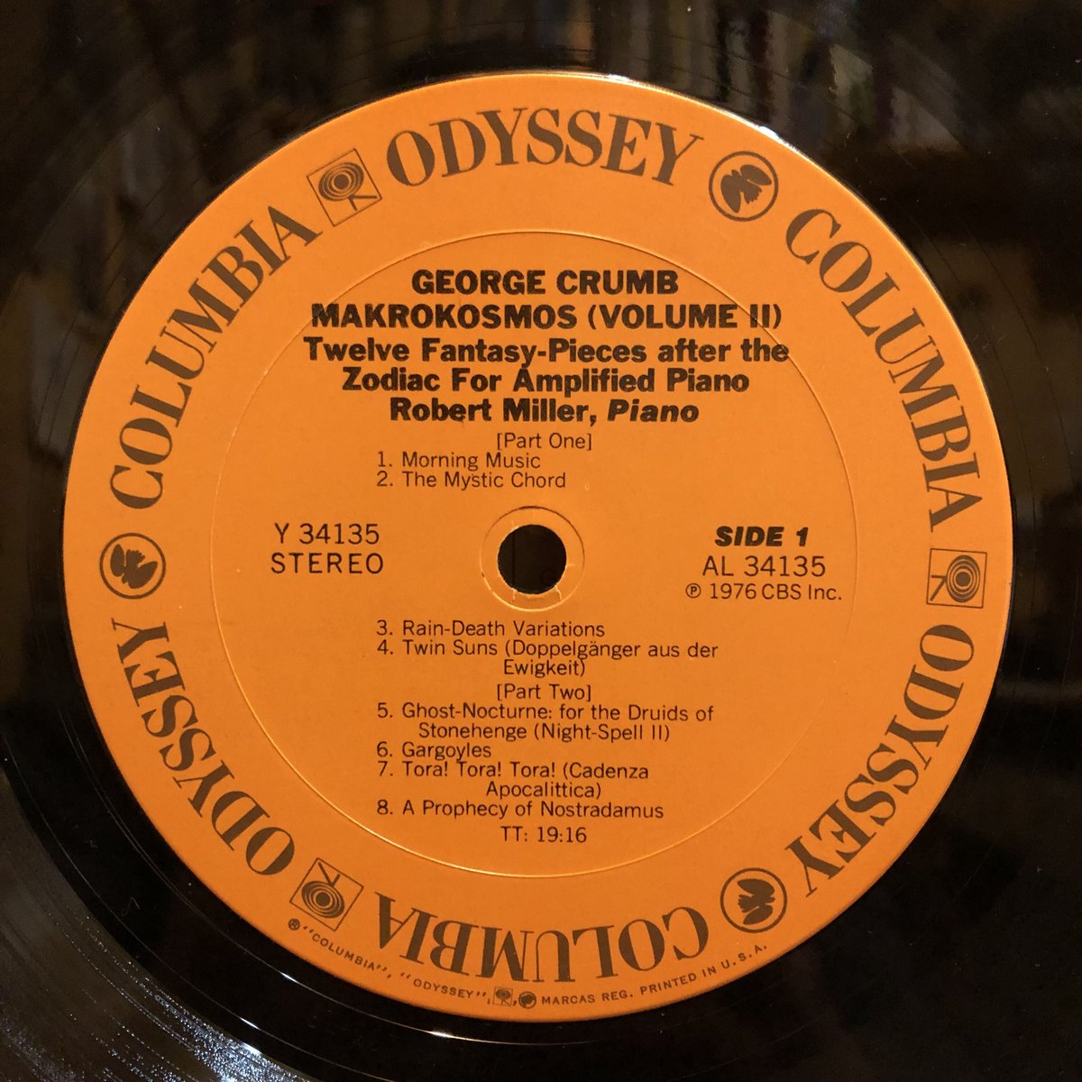 Robert Miller / GEORGE CRUMB - MAKROKOSMOS VOL....