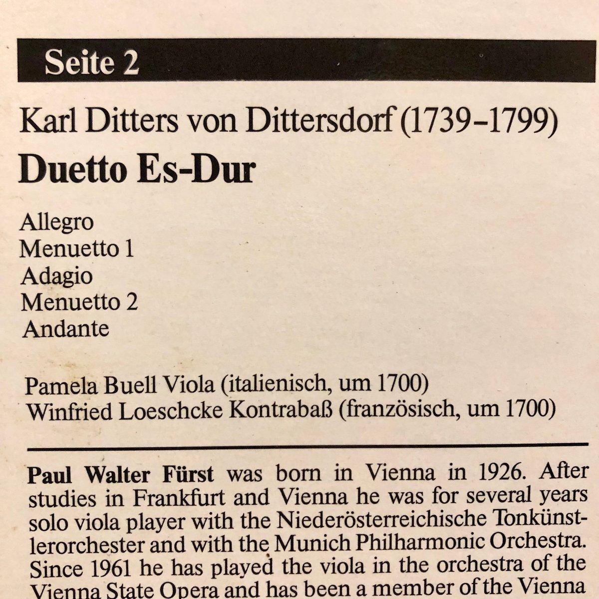 Paul Walter Furst, Franz ALJ Keyper, Karl Ditte...