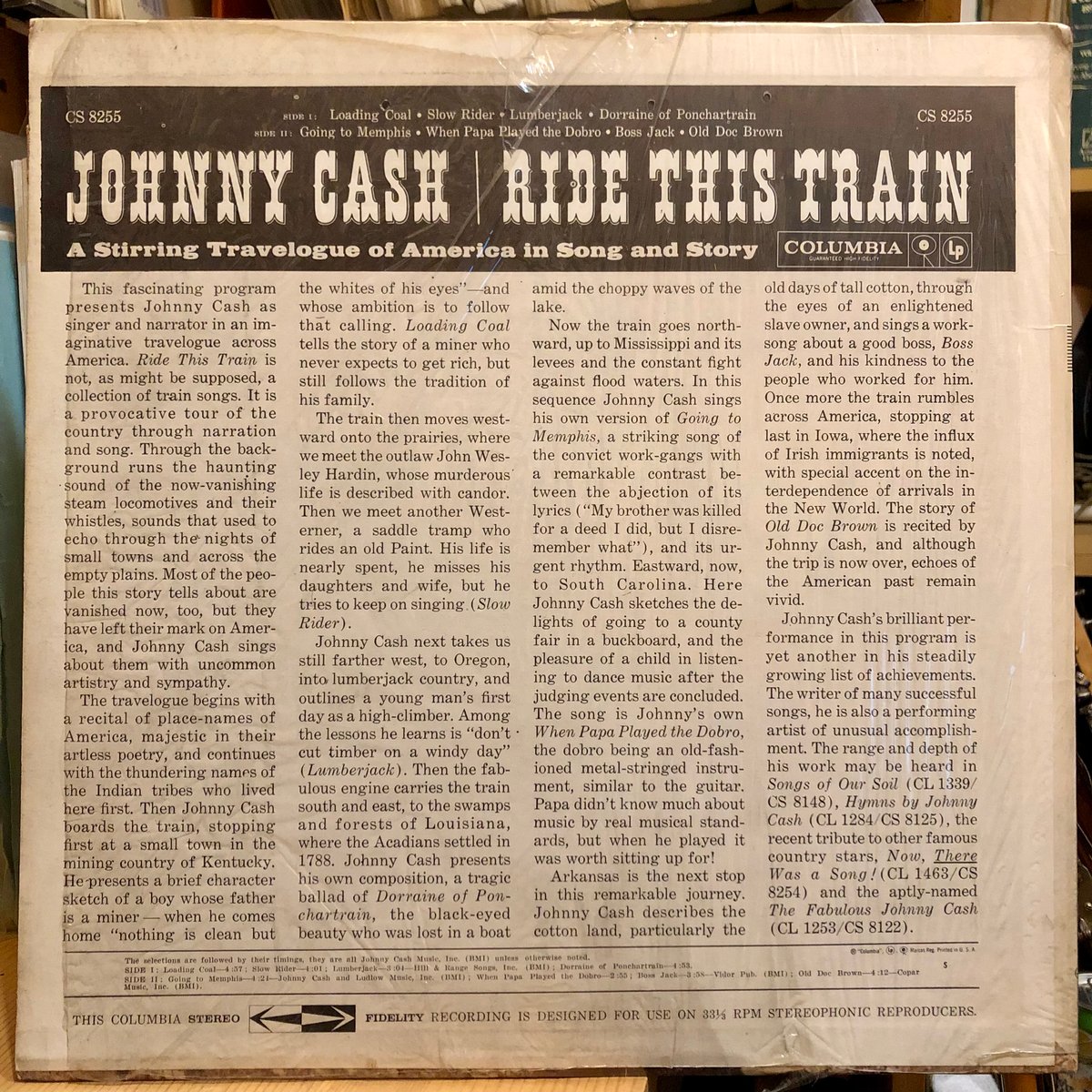 Johnny Cash / RIDE THIS TRAIN | FUN FUN FUN RECORD