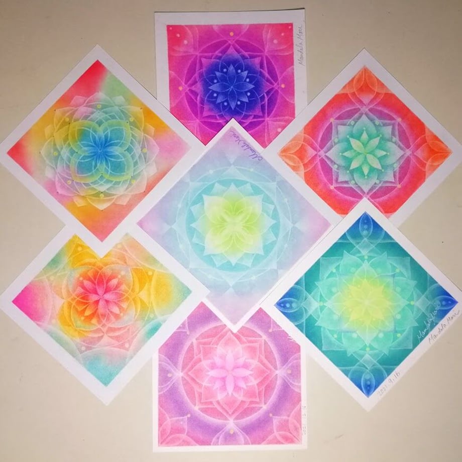 アート講座・曼荼羅アート体験レッスン | Mandala Mari Art School