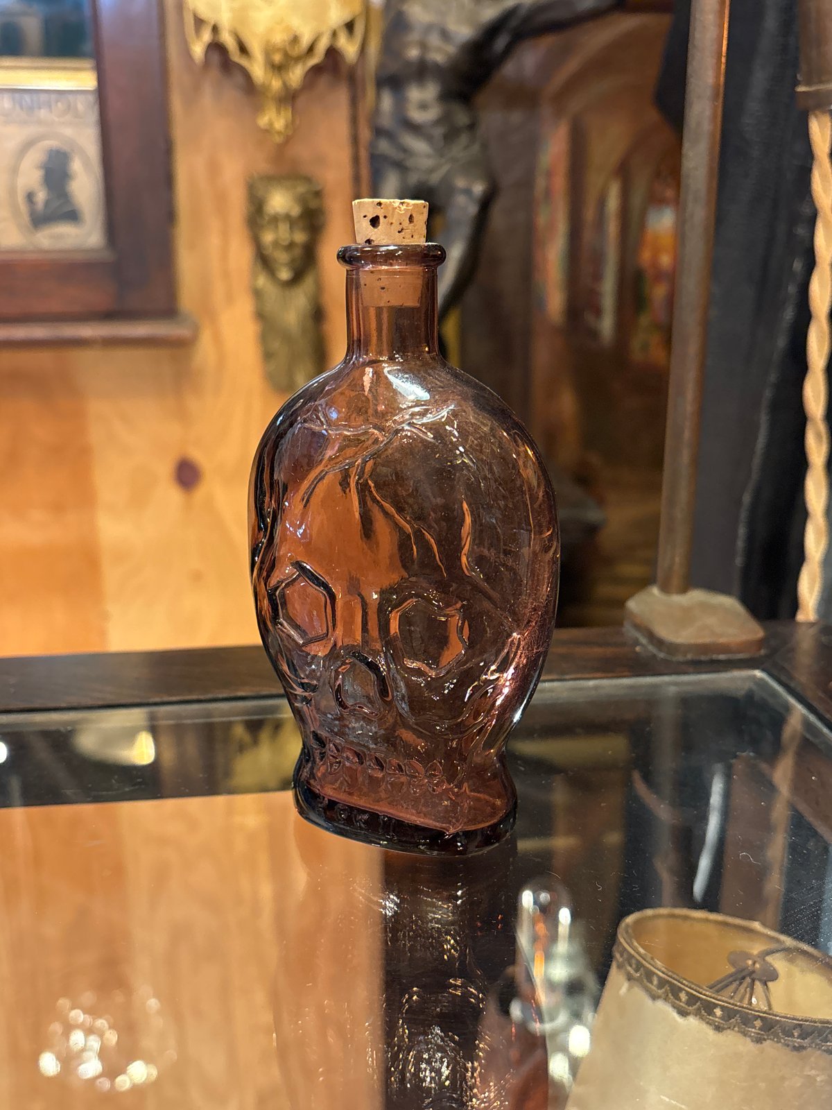 ビンテージ スカル ビン ドクロ 髑髏 ポイズン ボトル 置物 ディスプレイ | UNHOLY