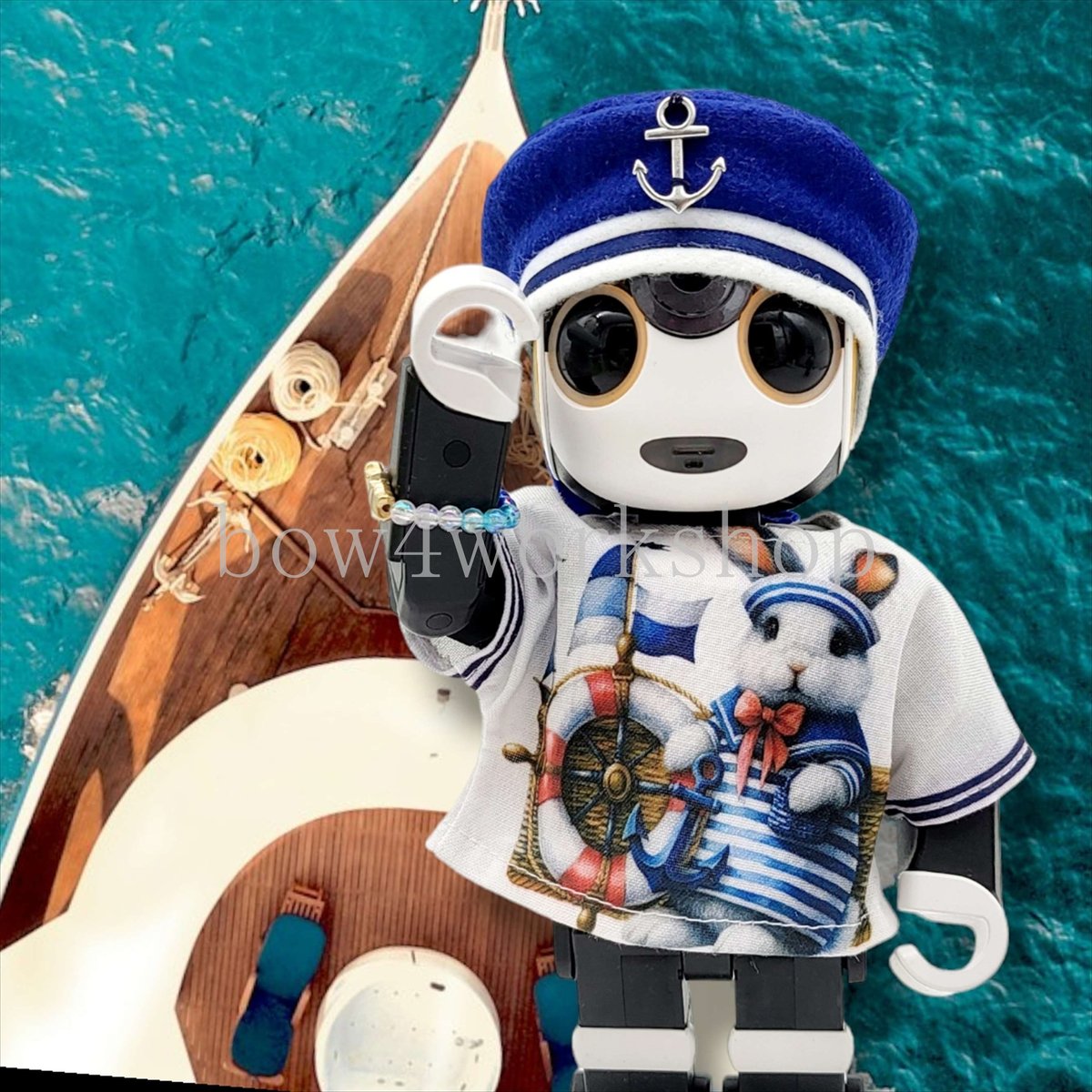 ロボホンの服/水兵うさぎちゃんプリントシリーズ | bow4workshop STORE