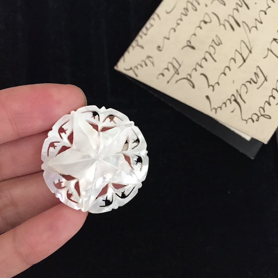 star brooch / ベツレヘム マザーオブパールのブローチ ベツレヘムの星 | cocon