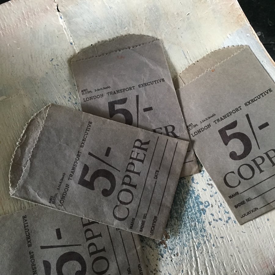 old paper bag / アンティークペーパーバッグ エンベロップ | cocon