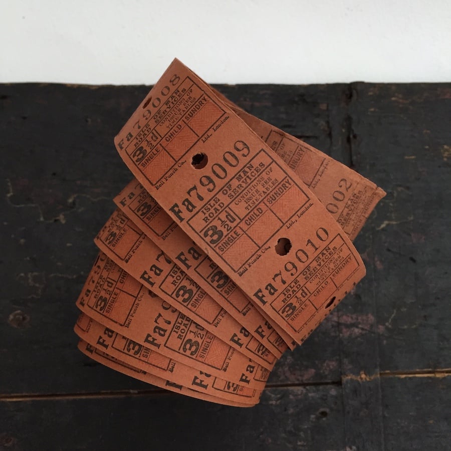 bus roll tiket /アンティークバスロールチケット | cocon