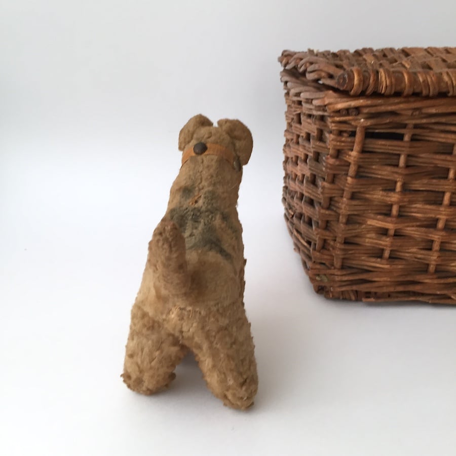 stuffed dog / アンティークテリア犬のぬいぐるみ | cocon